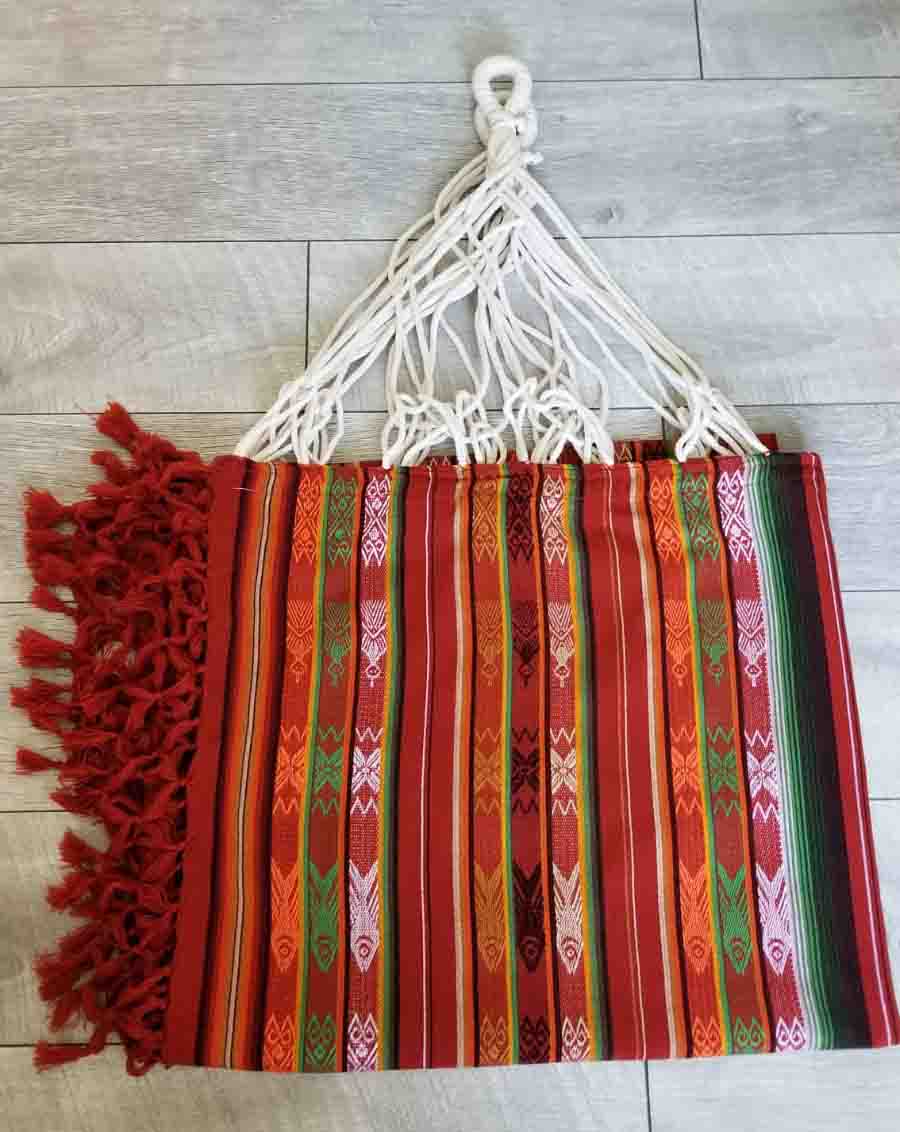 Summer Boho Tribal Ecuadorian Hammock With Fringe – Fancy Alpaca